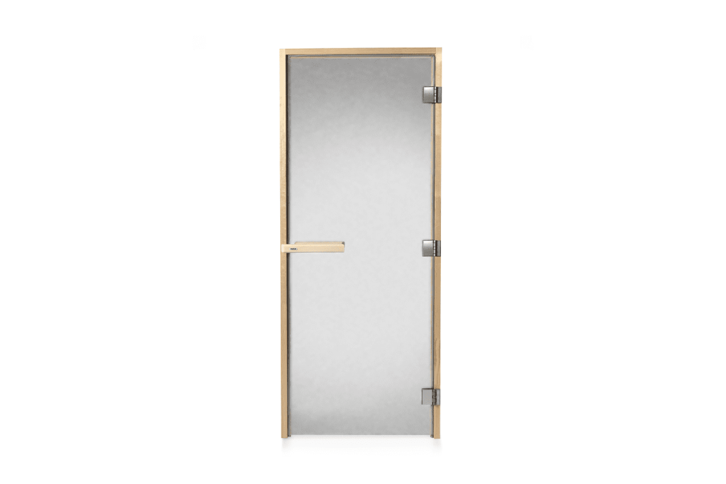 Sauna Door DGB 7x19 Pine Frosted Glass - Welsh Hot Tubs