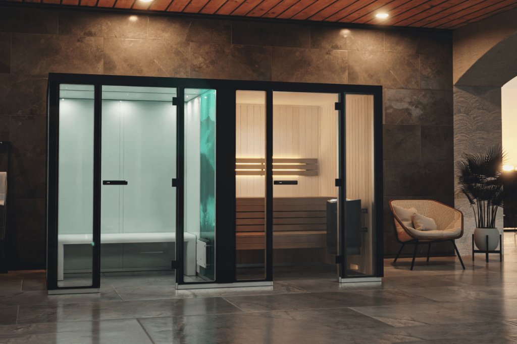 Panacea Twin – Sauna and Steam - Welsh Hot Tubs